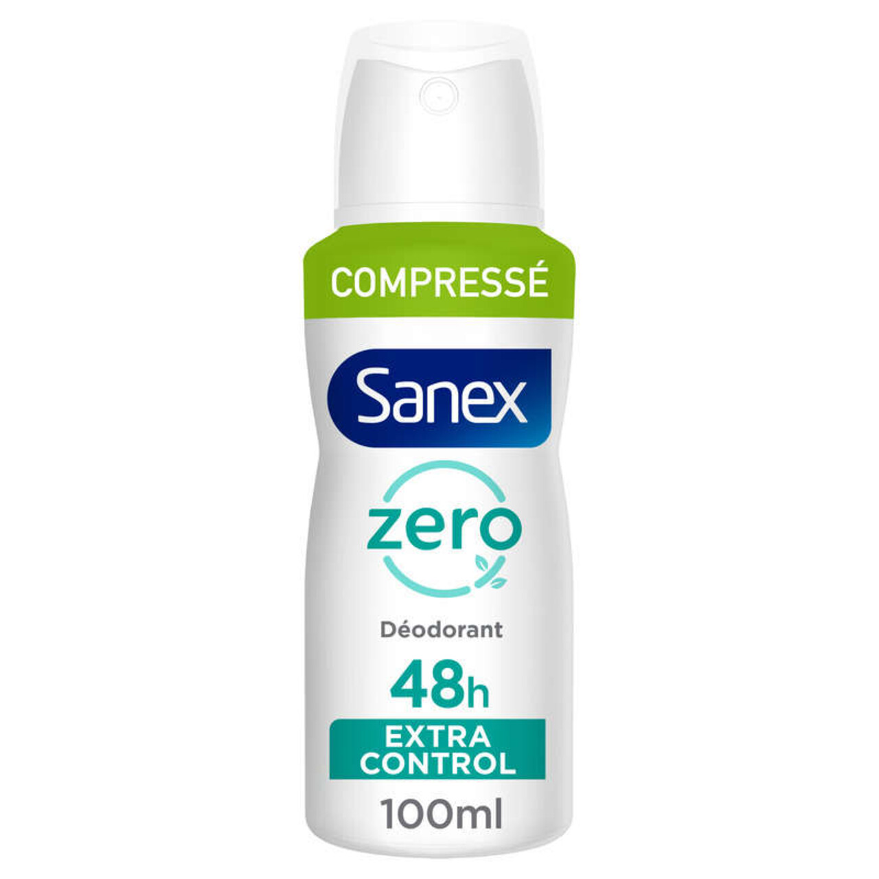 Sanex Déodorant spray compressé sans sels d'aluminium zéro 0% 48h 100ml ...