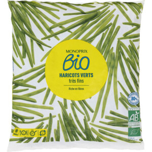 Monoprix Bio Haricots Verts très fins 600g - Monoprix Courses en ligne ...