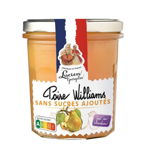 Lucien Georgelin Confiture Poire Sans Sucres Ajoutés 320g - Monoprix ...
