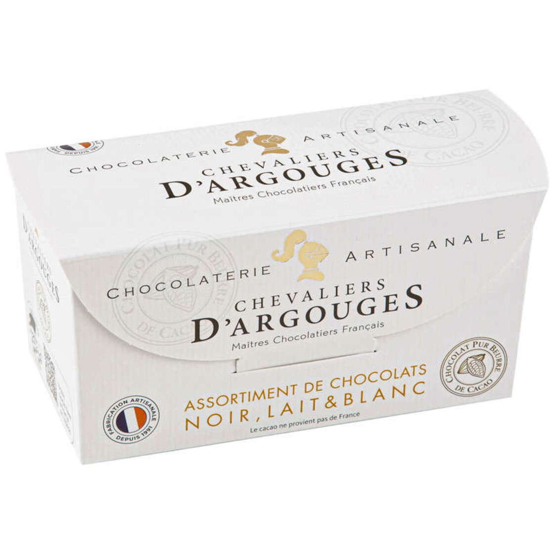 Les Chevaliers D'argouges Assortiment Chocolats Noir Lait Et Blanc 175g - Monoprix Courses en ...