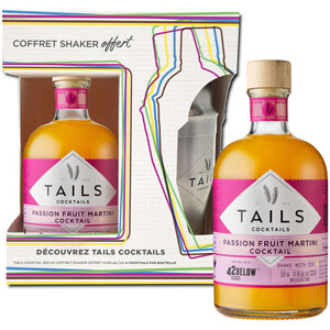 Tails Cocktail Passion Fruit Le coffret Shaker et bouteille de 50cl ...