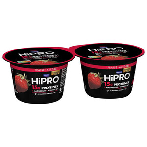 HiPRO Yaourt Protéiné à la Fraise 2x160g - Monoprix Courses en ligne et ...