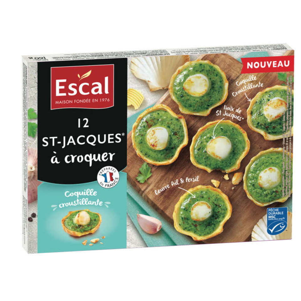 Escal St-Jacques à croquer 160g - Monoprix Courses en ligne et offres