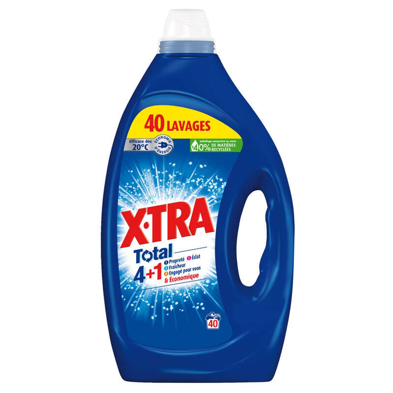 X-TRA Lessive Liquide Total 40 lavages - Monoprix Courses en ligne et offres