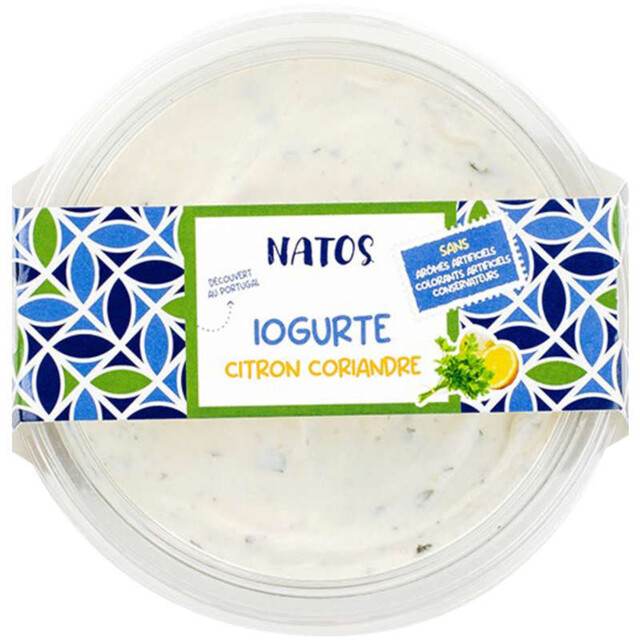 Natos Yaourt Citron Coriandre 180g - Monoprix Courses en ligne et offres