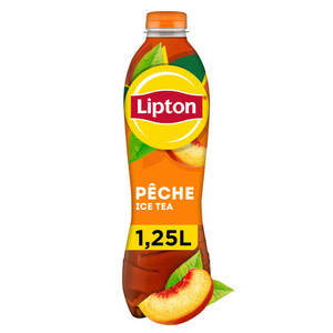 Lipton Ice Tea Thé Glacé Saveur Pêche 1,25L - Monoprix Courses en ligne ...
