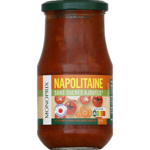Monoprix Sauce Napolitaine 420g - Monoprix Courses en ligne et offres