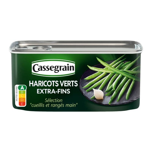 Cassegrain Haricots Verts Extra-Fins Cueillis et Rangés Main 110g ...