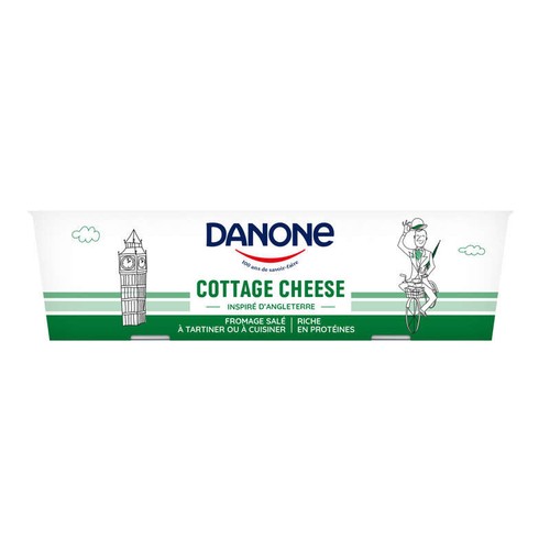 Danone Cottage Cheese 2x180g - Monoprix Courses en ligne et offres