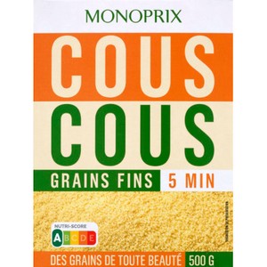 Monoprix Couscous Grain Fin 5 minutes 500g - Monoprix Courses en ligne ...