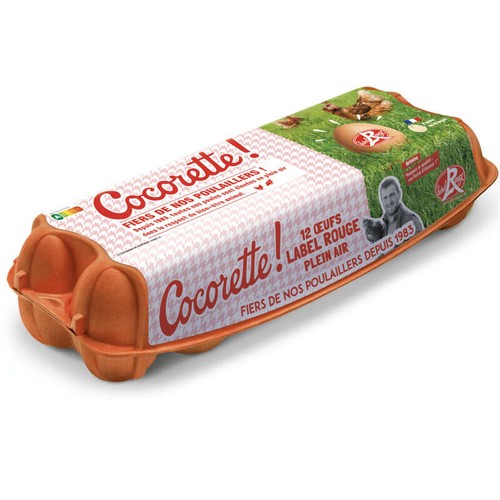 Cocorette Label Rouge Oeufs Fermier Pleine Air x12 - Monoprix Courses ...