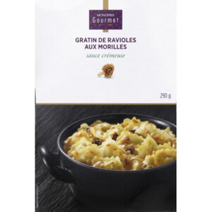 Monoprix Gourmet Gratin de raviolis moreilles 290g - Monoprix Courses ...