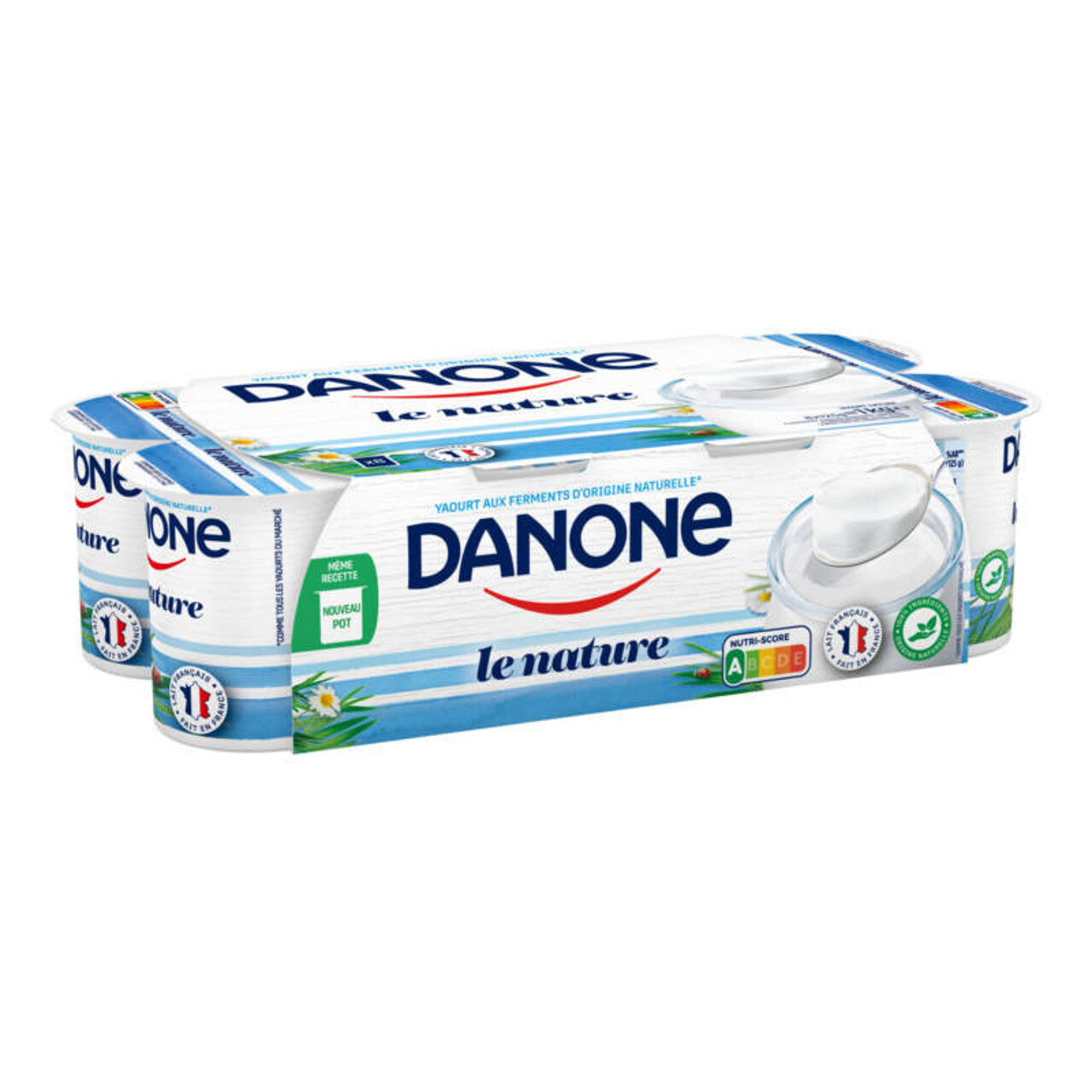 Danone Yaourt Nature Le pack 8x125g - Monoprix Courses en ligne et offres