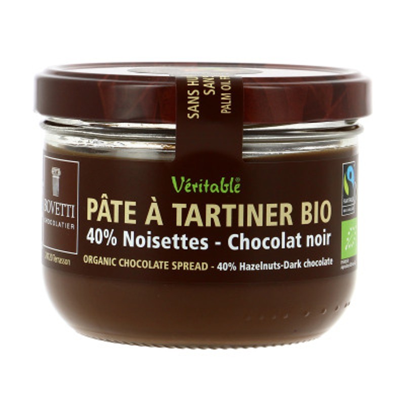 [Par Naturalia] Bovetti Pâte à Tartiner aux Noisettes et Chocolat noir ...
