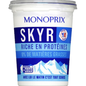 Monoprix Skyr Nature 450g - Monoprix Courses en ligne et offres