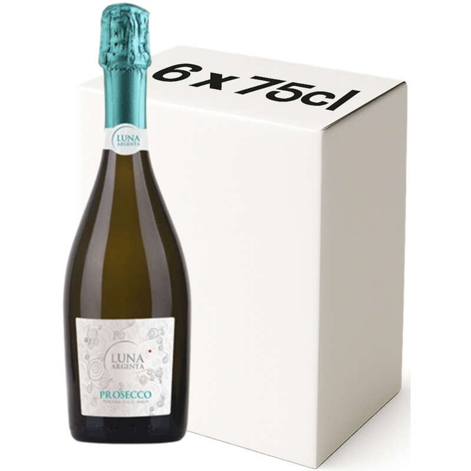 Luna Argenta Prosecco Brut Carton de 6x75cl - Monoprix Courses en ligne ...