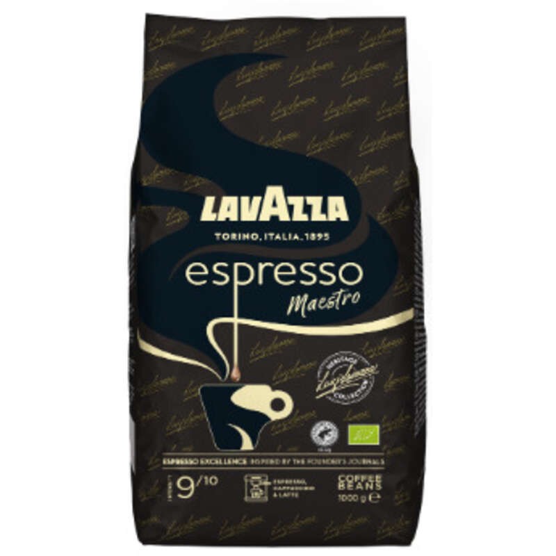 Lavazza Café Grains Espresso Maestro Bio 1kg - Monoprix Courses en ligne et offres