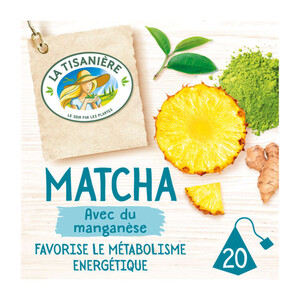 La Tisanière Thé Oolong Matcha & Plantes Aromatisé Ananas 30g ...