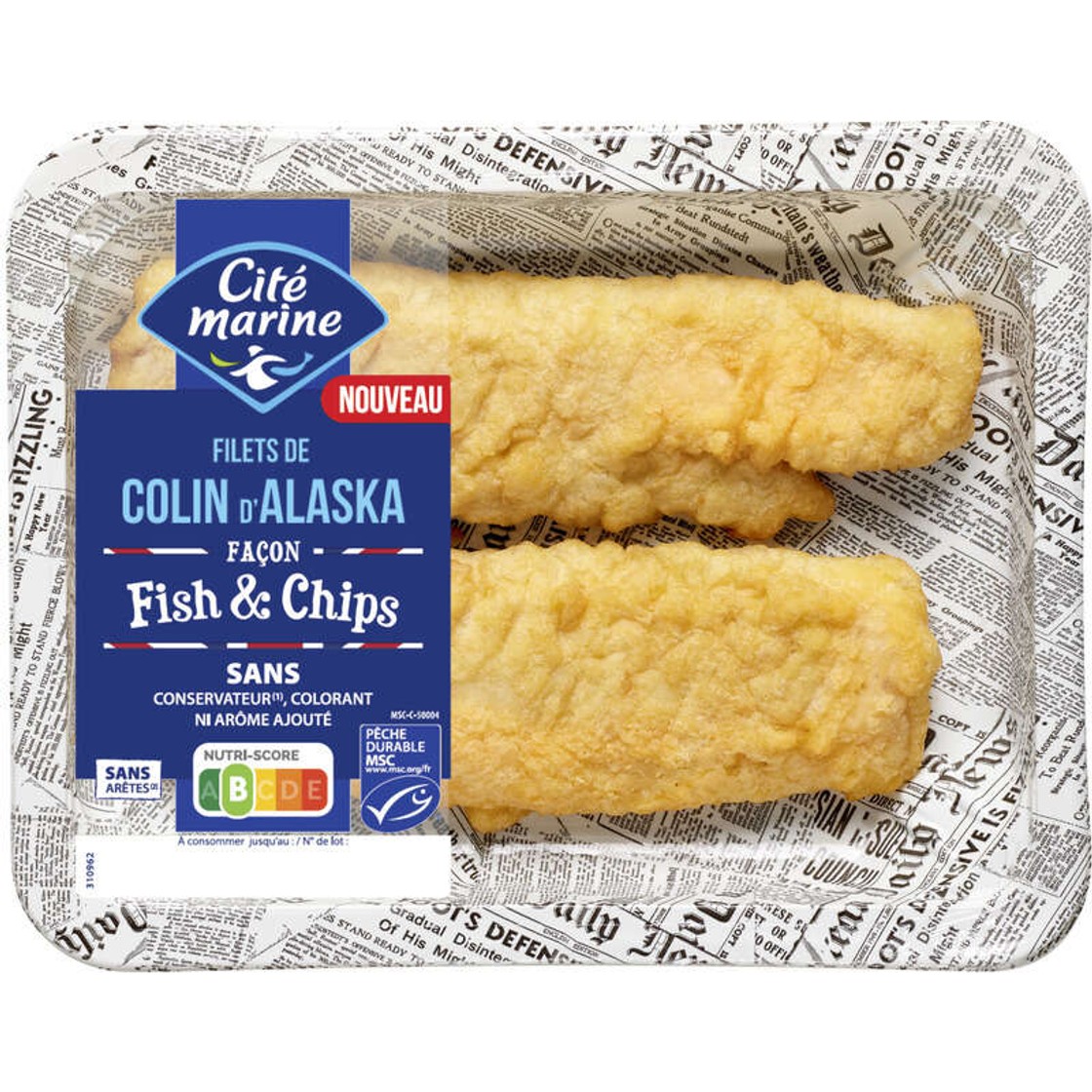Filet de Colin d'Alaska Fish & Chips 210g - Monoprix Courses en ligne ...