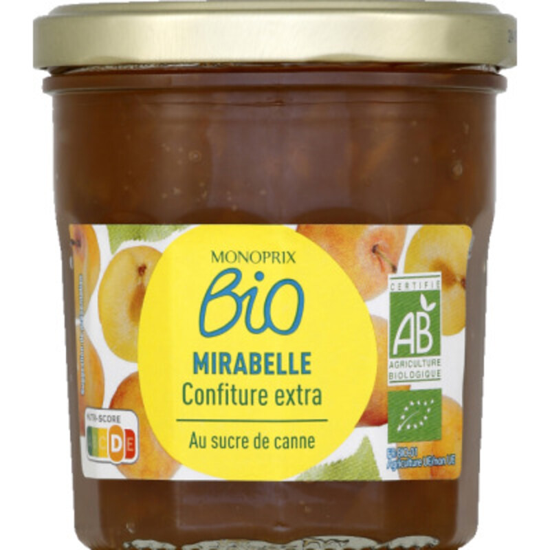 Monoprix Bio Confiture Mirabelle 350g - Monoprix Courses en ligne et offres