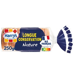 Harrys Pain de mie nature longue conservation 250g - Monoprix Courses ...