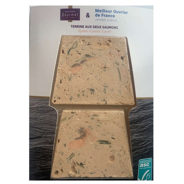 Monoprix Gourmet Terrine de saumon asc 2x60g - Monoprix Courses en ...