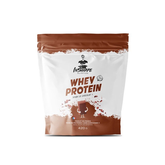 Inshape Nutrition Whey Protein Chocolat 420g - Monoprix Courses en ...