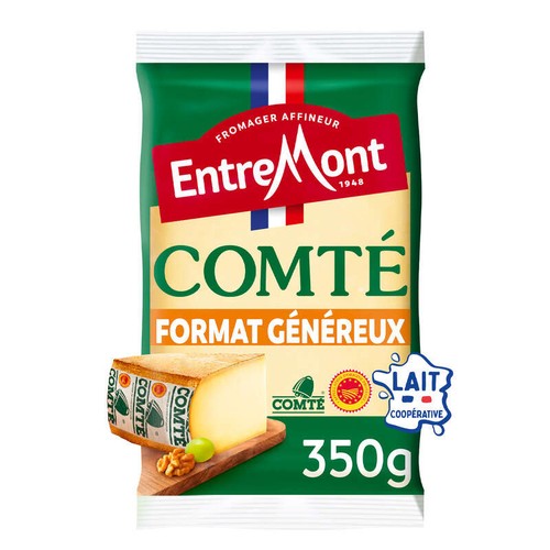EntreMont Comté fromage généreux 350g - Monoprix Courses en ligne et offres