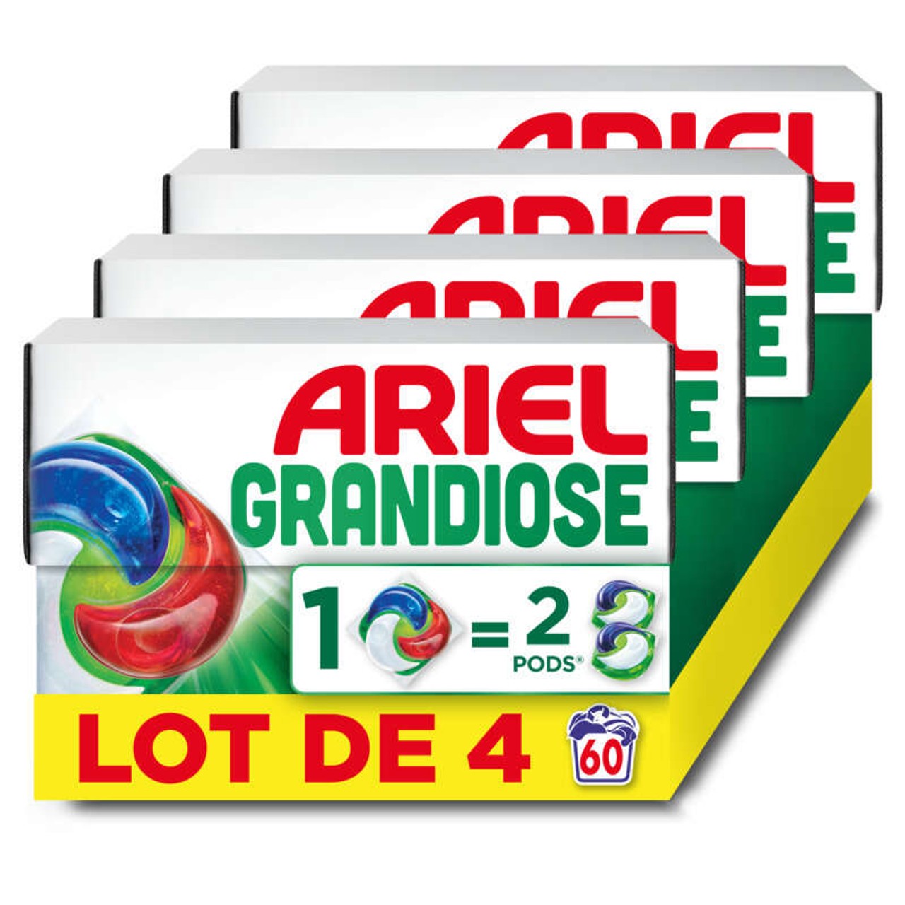 Ariel Pods Grandiose 15 doses - Monoprix Courses en ligne et offres