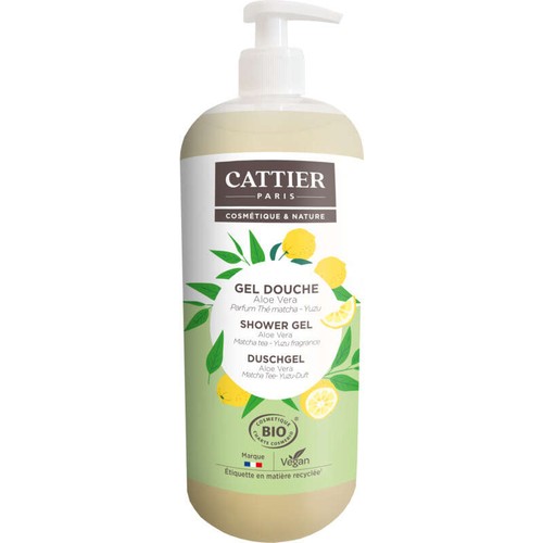 Cattier Gel Douche Thé Matcha Yuzu Bio 1L - Monoprix Courses en ligne ...