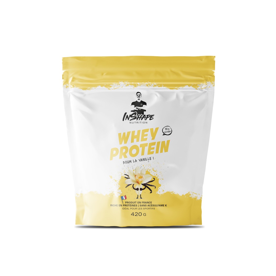 Inshape Nutrition Whey Protein Vanille 420g - Monoprix Courses en ligne ...