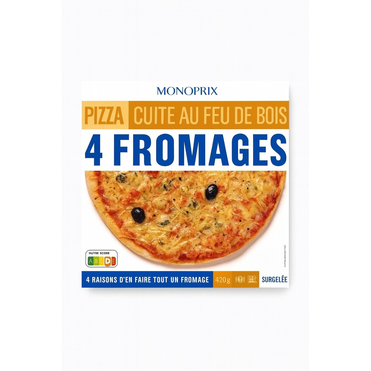 Monoprix Gourmet Pizza 4 fromages 420g - Monoprix Courses en ligne et ...