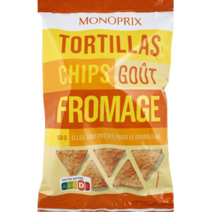 Monoprix Tortillas cheese 150g - Monoprix Courses en ligne et offres