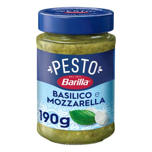 Sauce pesto au basilic et mozzarella Barilla 190g - Monoprix Courses en ligne et offres
