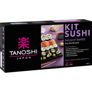 Tanoshi Kit Sushi, Facile Et Rapide, Pour 24 À 30 Sushis 289g ...