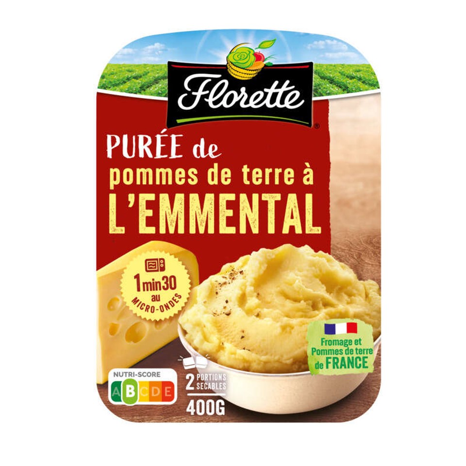 Florette Purée de pommes de terre à l'emmental 2x200g - Monoprix ...