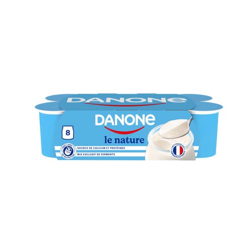 Danone Yaourt Nature Le pack 8x125g - Monoprix Courses en ligne et offres