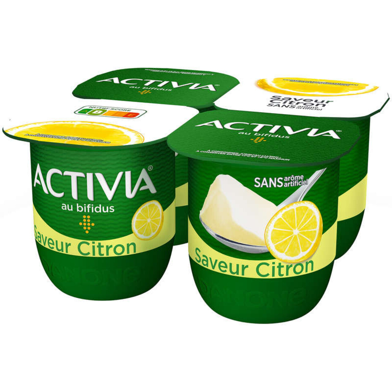 Activia Yaourt Citron Bifidus 4x125g - Monoprix Courses en ligne et offres