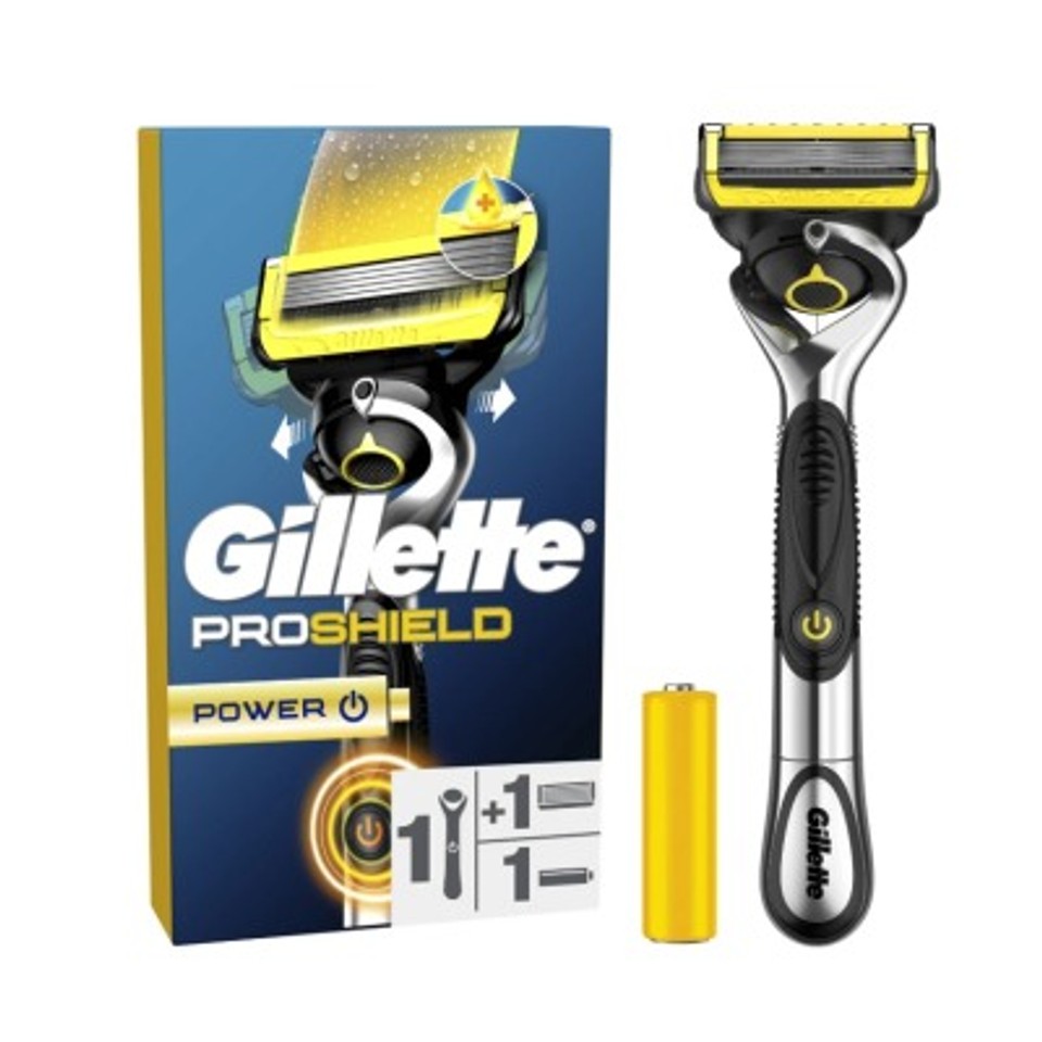 Gilette Rasoir Proshield avec 2 Lames et Gel de Rasage - Monoprix ...