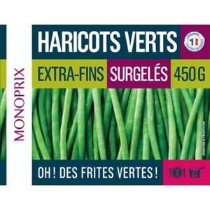 Monoprix Haricots Verts extra fins 450g - Monoprix Courses en ligne et ...