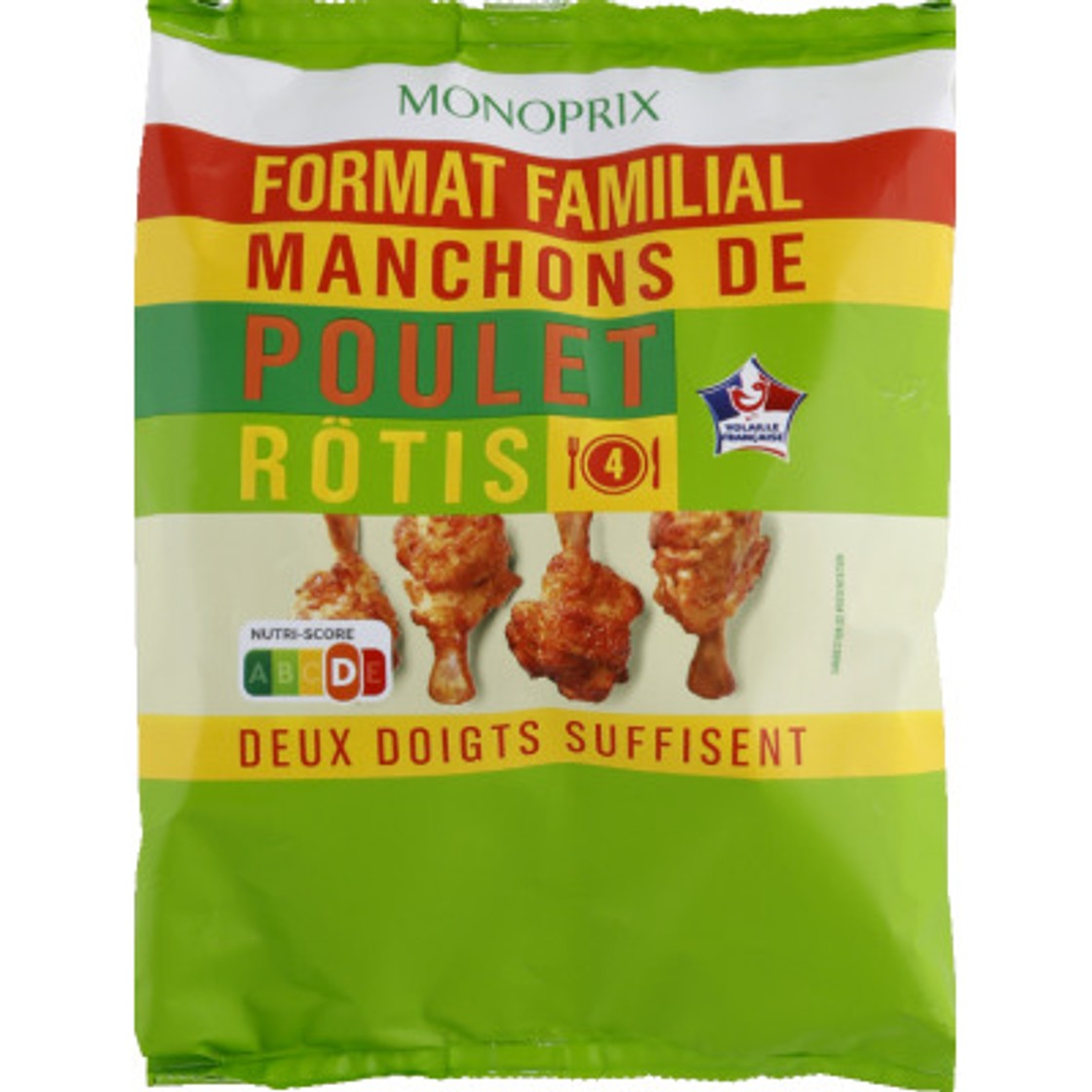 Monoprix Manchons de Poulet Rôtis 500g - Monoprix Courses en ligne et ...