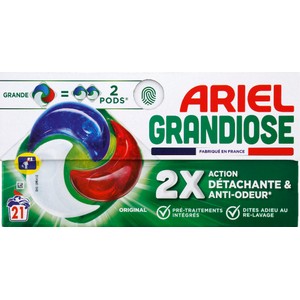 Ariel Grandiose Original Pods Action Détachante & Anti-Odeur * 21 ...