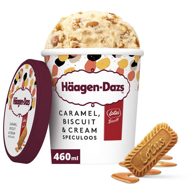 Haagen-Dazs Glace Speculoos Biscuits Caramel & Crème 400g - Monoprix ...