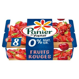 Panier De Yoplait 0% Mg Fruits Rouges 8x125g - Monoprix Courses en ...