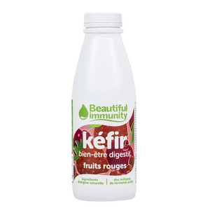 Beautiful Immunity Kefir Bien-être Digestif Fruits Rouges 500ml ...